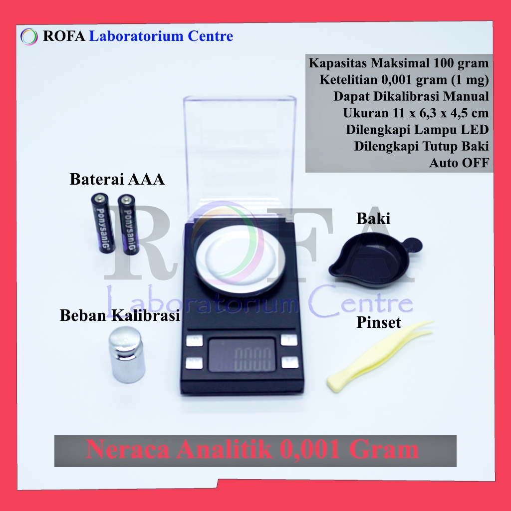 Jual Neraca Analitik / Timbangan Analitik / Timbangan Laboratorium ...