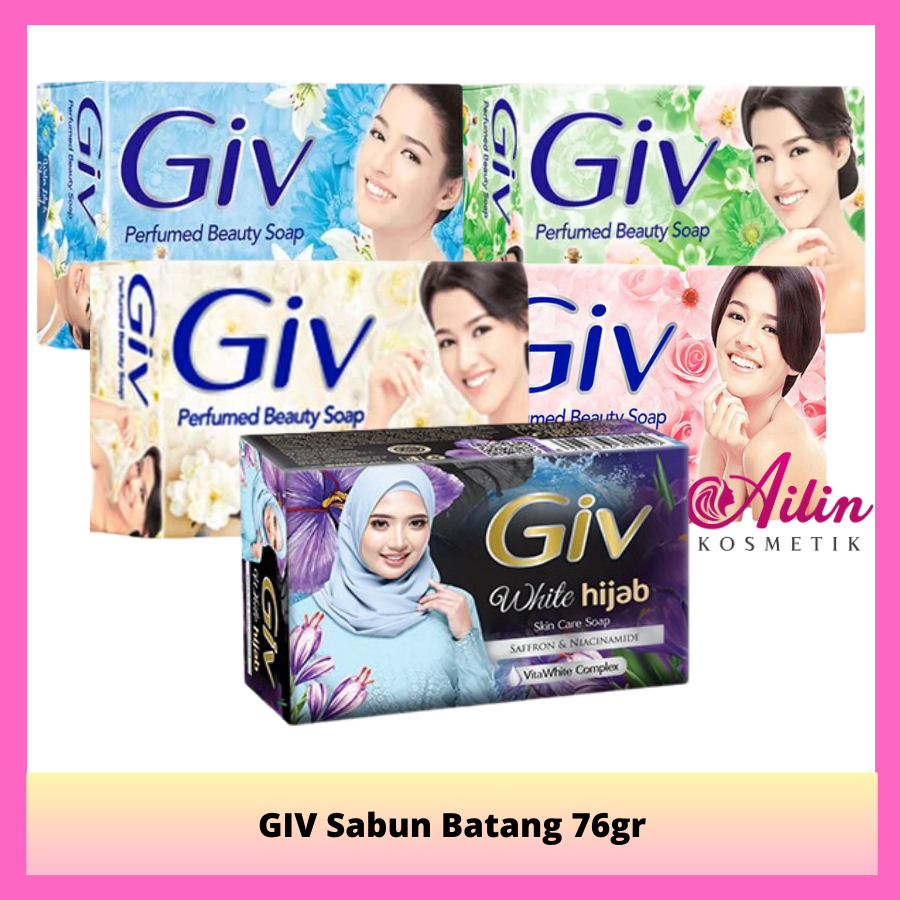 Jual AiLiN GIV Sabun Batang 76gr BPOM ORIGINAL / Sabun Giv Sabun Mandi ...