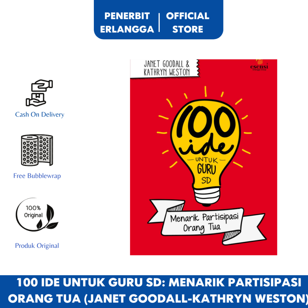Jual REFERENSI GURU: 100 IDE GURU SD MENARIK PARTISIPASI ORANG TUA -ERLANGGA | Shopee Indonesia