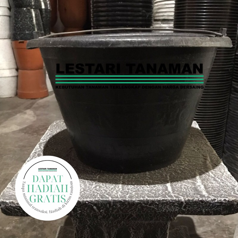 Jual Ember Yasindo Cap Kuda 16 Hitam | Shopee Indonesia