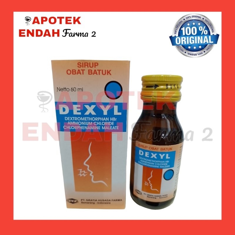 Jual DEXYL SIRUP 60ML untuk batuk kering/tidak berdahak | Shopee Indonesia