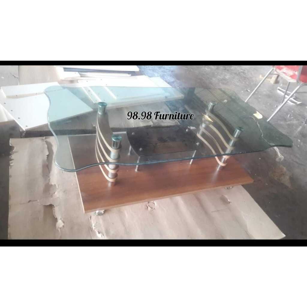 Jual Meja Tamu Kaca - Meja Sofa - Meja Kaca Minimalis | Shopee Indonesia