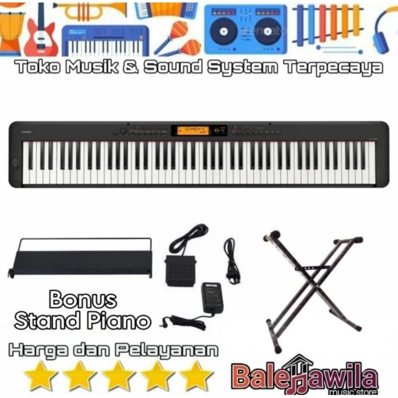 Jual Piano Casio CDPS360BK CDPS 360BK CDP S360 BK Digital Piano ...