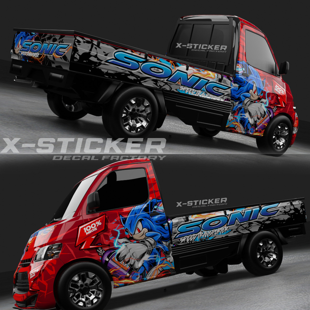 Jual decal granmax sonic full body | Shopee Indonesia