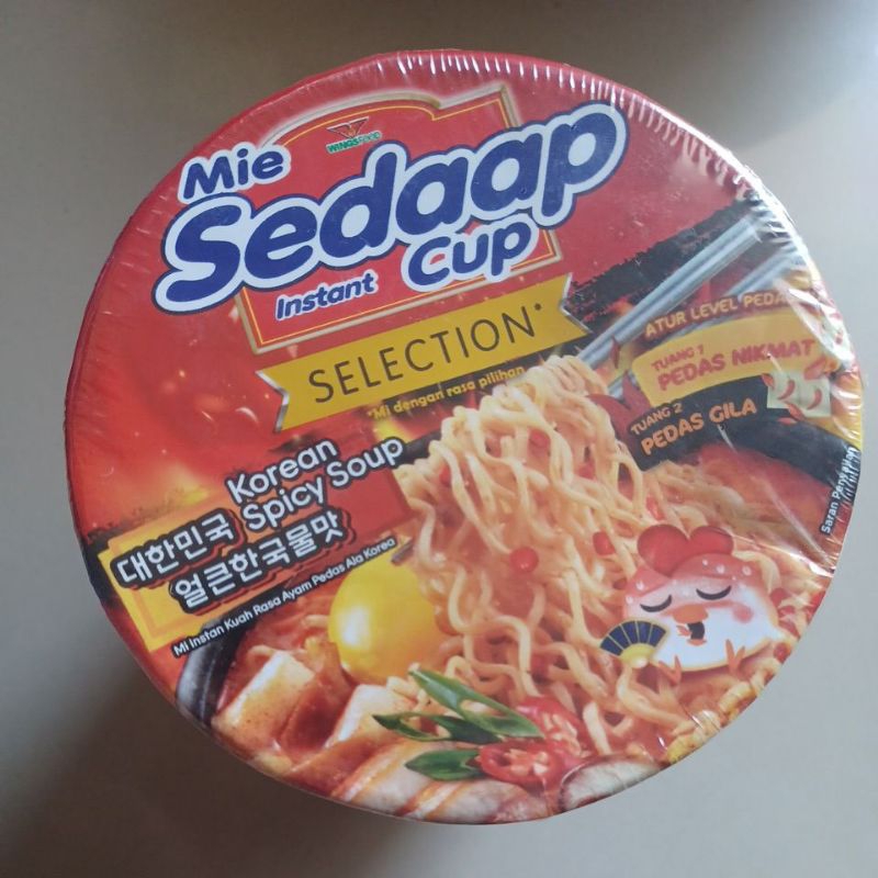 Jual Mie Sedap Cup Korean Spicy Soup 75 Gr | Shopee Indonesia