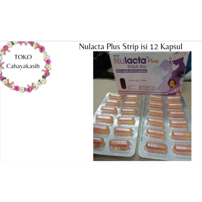 Jual NULACTA PLUS STRIP ISI 12 KAPSUL SUPLEMEN BUMIL | Shopee Indonesia