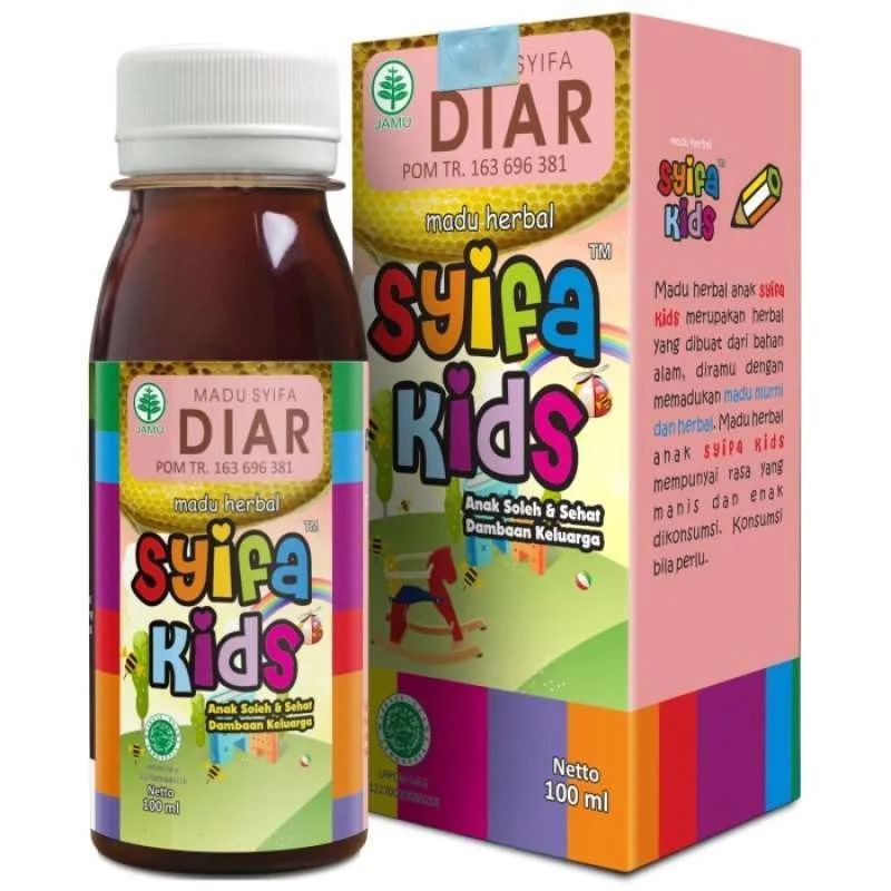 Jual Madu Anak Syifa Kids Diar Obat Diare , Perut Kembung , Mulas ...