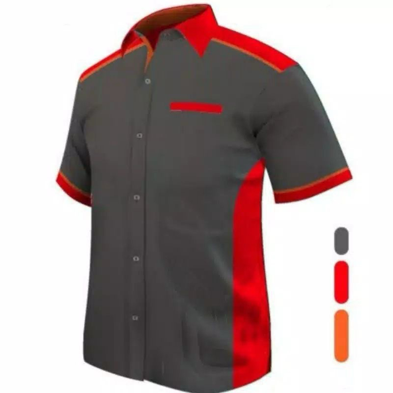 Jual KEMEJA PDL / PDH CUSTOM PLUS BORDIR (minimal order 12pcs) | Shopee ...