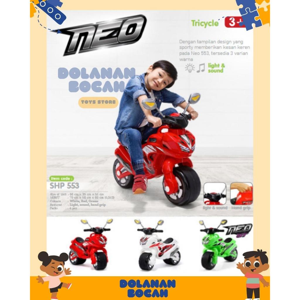 Jual Sepeda motor dorong anak shp neo 553 Seri marvel Motor balap rx ...