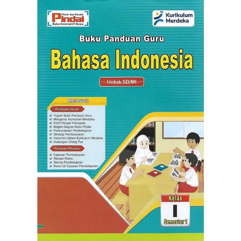 Jual Buku Panduan Guru Bahasa Indonesia Kelas 1 SD/MI Semester 1 Kurikulum Merdeka | Shopee ...