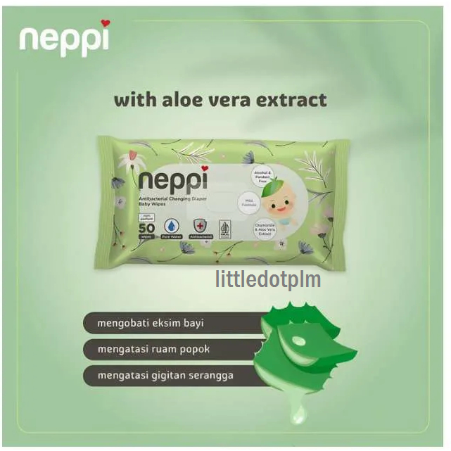 Jual NEPPI tissue basah antiseptik / wet tissue antiseptic anti ...