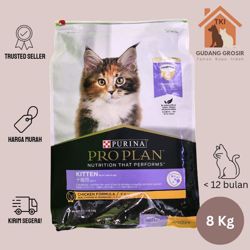 Jual Pro Plan Cat Kitten 8Kg Proplan Dry Food | Shopee Indonesia