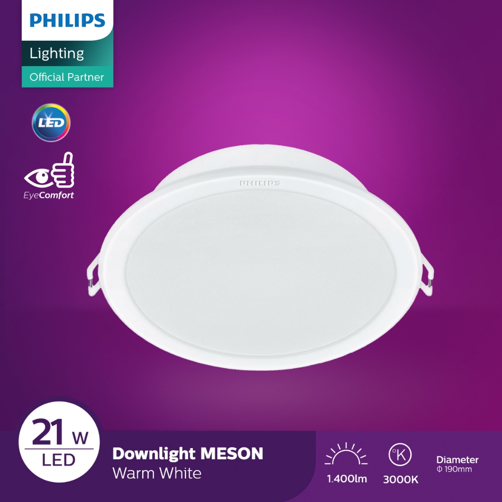 Jual Philips Lampu Downlight 59469 Meson D175 21W 30K Kuning G5 | Shopee Indonesia