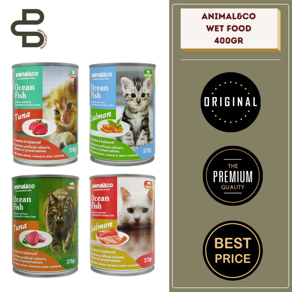 Jual ANIMALNCO ANIMAL&CO WET FOOD CAN 400GR // MAKANAN BASAH KUCING ...