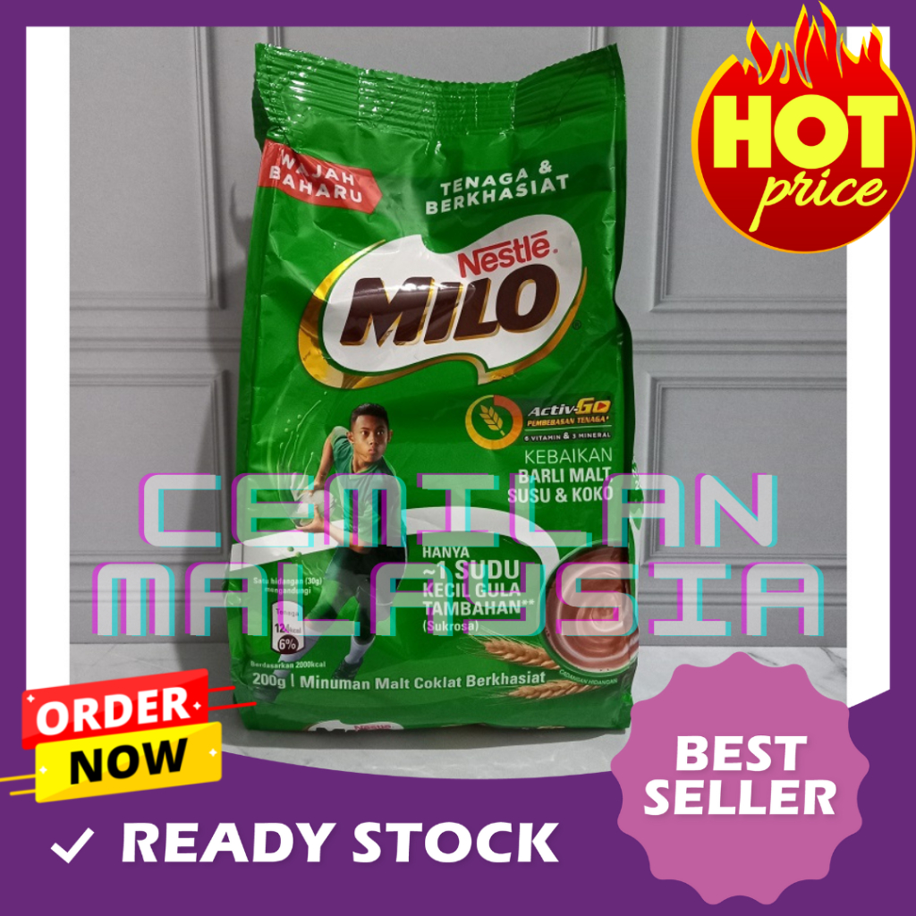 Jual MILO 200 GRAM MALAY | Shopee Indonesia
