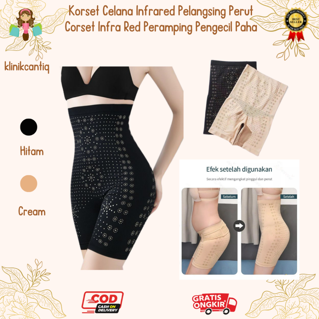 Jual Korset Celana Infrared Pelangsing Perut Corset Infra Red Peramping ...