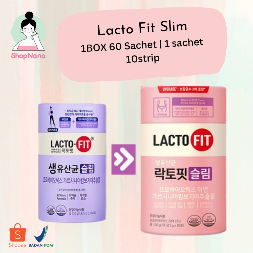 Jual LACTO FIT SLIM Inner Beauty Vitamin Probiotik | Shopee Indonesia