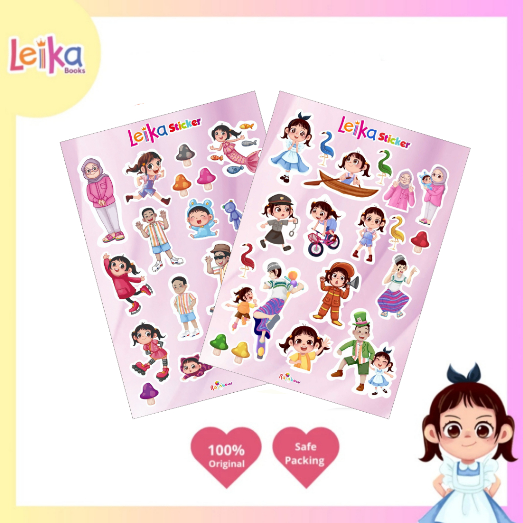 Jual Stiker Official Merchandise Leika | Shopee Indonesia