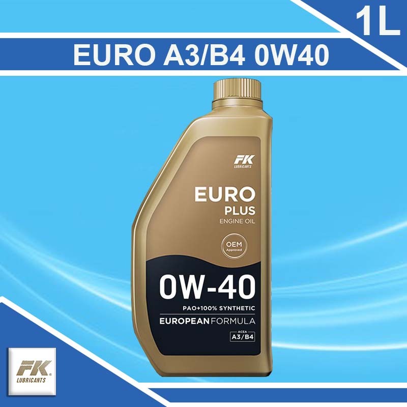 Jual oli fk lubricants, euro pao+100% synthetic sn/cf 0w40, 1 liter ...