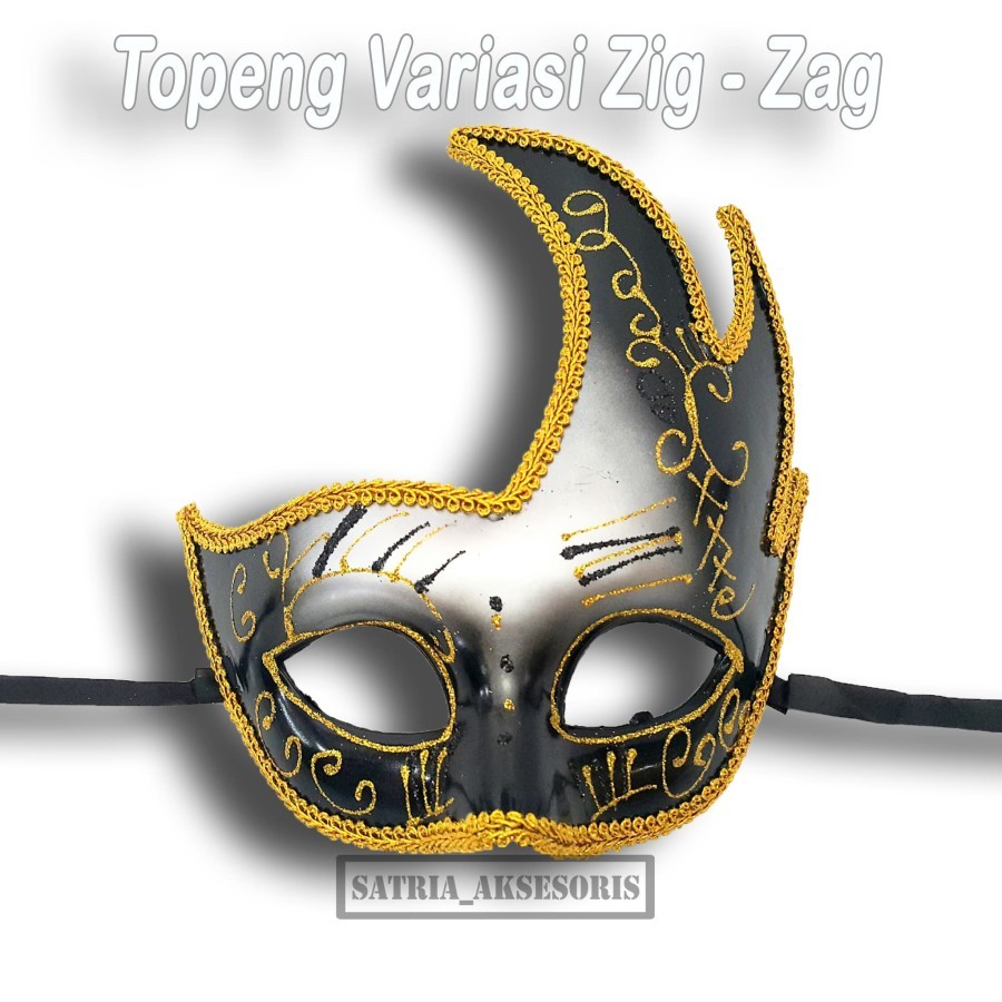Jual TOPENG VARIASI ZIG ZAG / TOPENG PESTA / TOPENG MATA | Shopee Indonesia