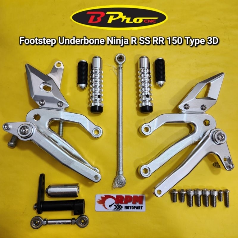 Jual Footstep Underbone Bpro Ninja R RR SS Disk Model 3D Premium Full ...