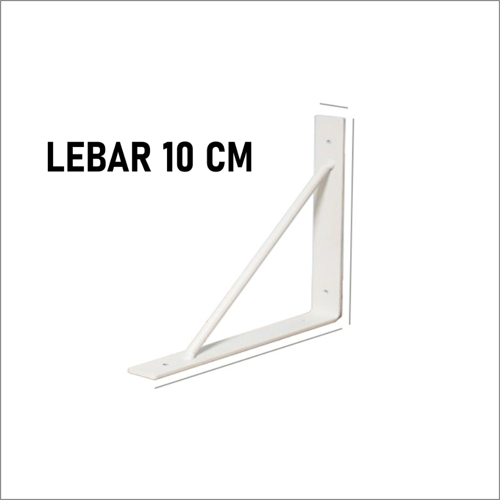 Jual Bracket Besi Siku Segitiga Penopang Rak Dinding Kamar | Breket ...