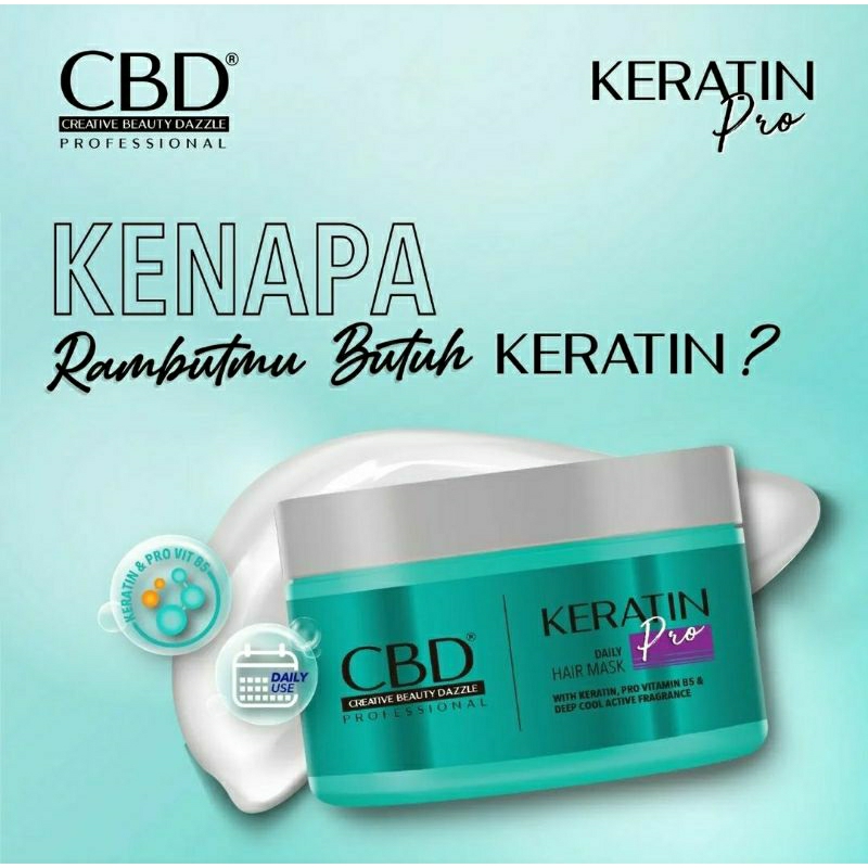 Jual CBD Keratin Pro Hair Mask 250ml | Shopee Indonesia