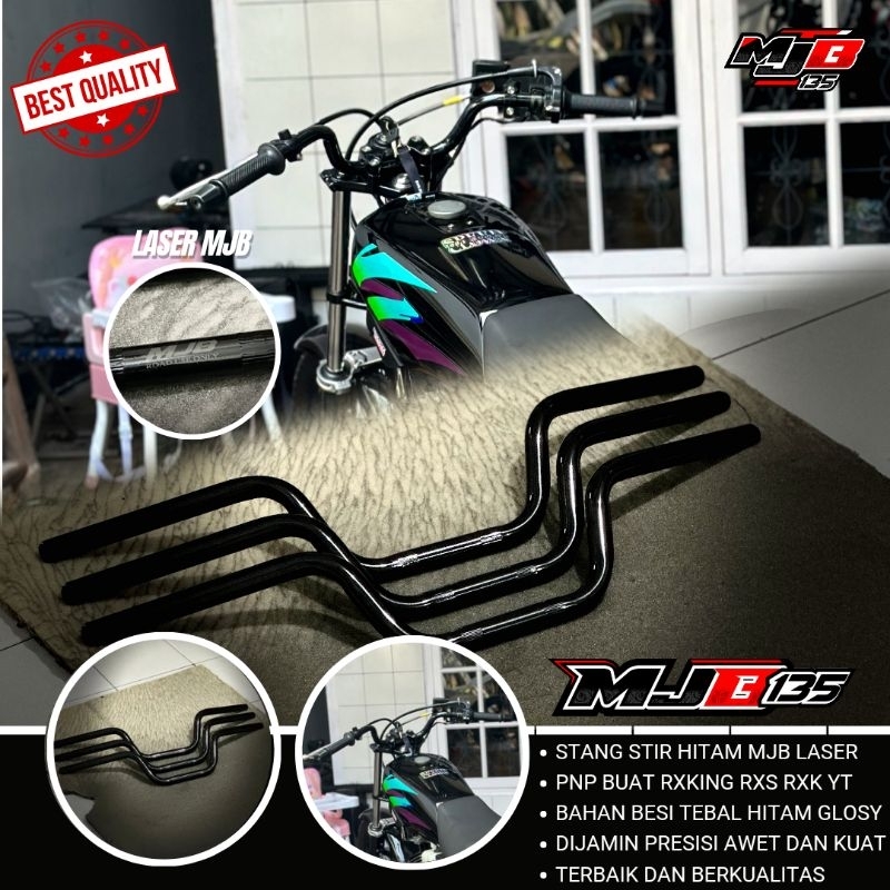 Jual STANG STIR HITAM BANDUNG STYLE RXKING RXS RXK YT MJB HITAM GLOSY ...