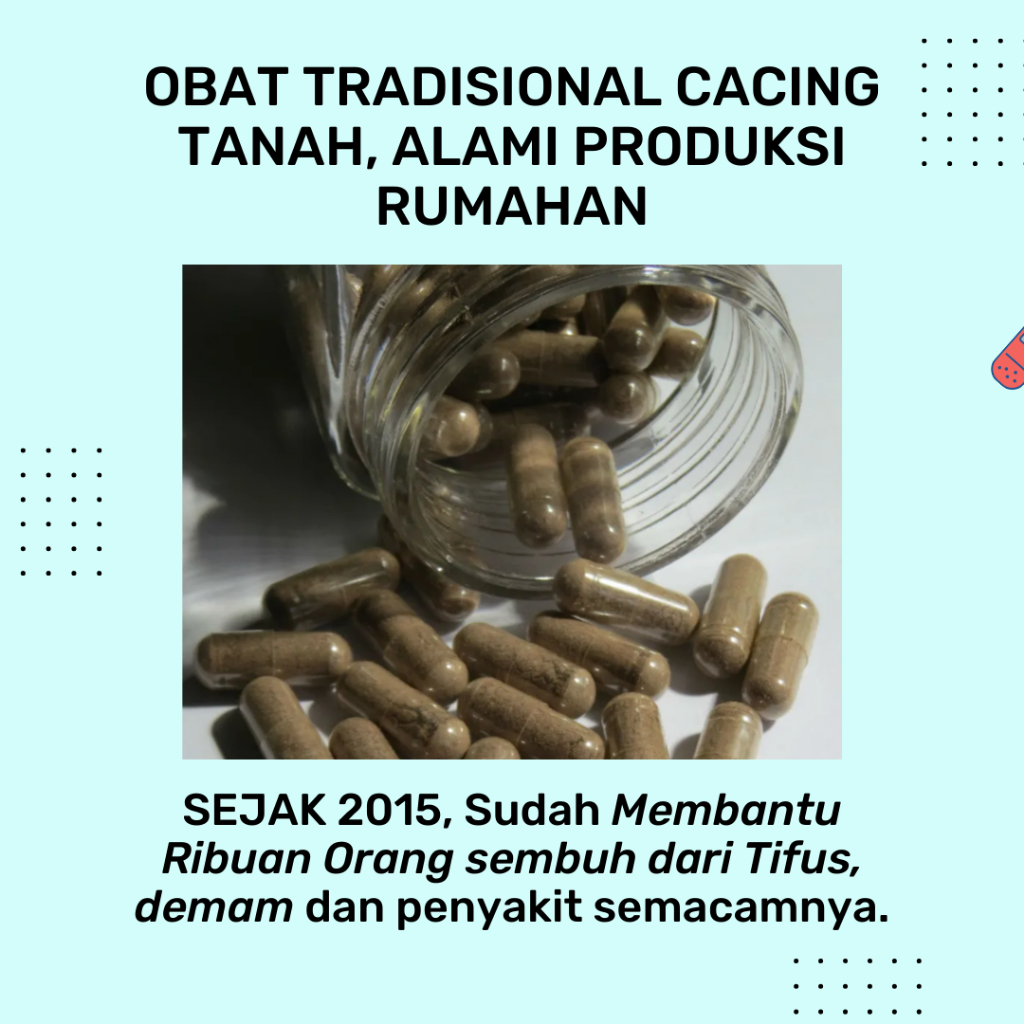Jual Kapsul cacing obat tifus demam diare paling ampuh ada izin usaha ...