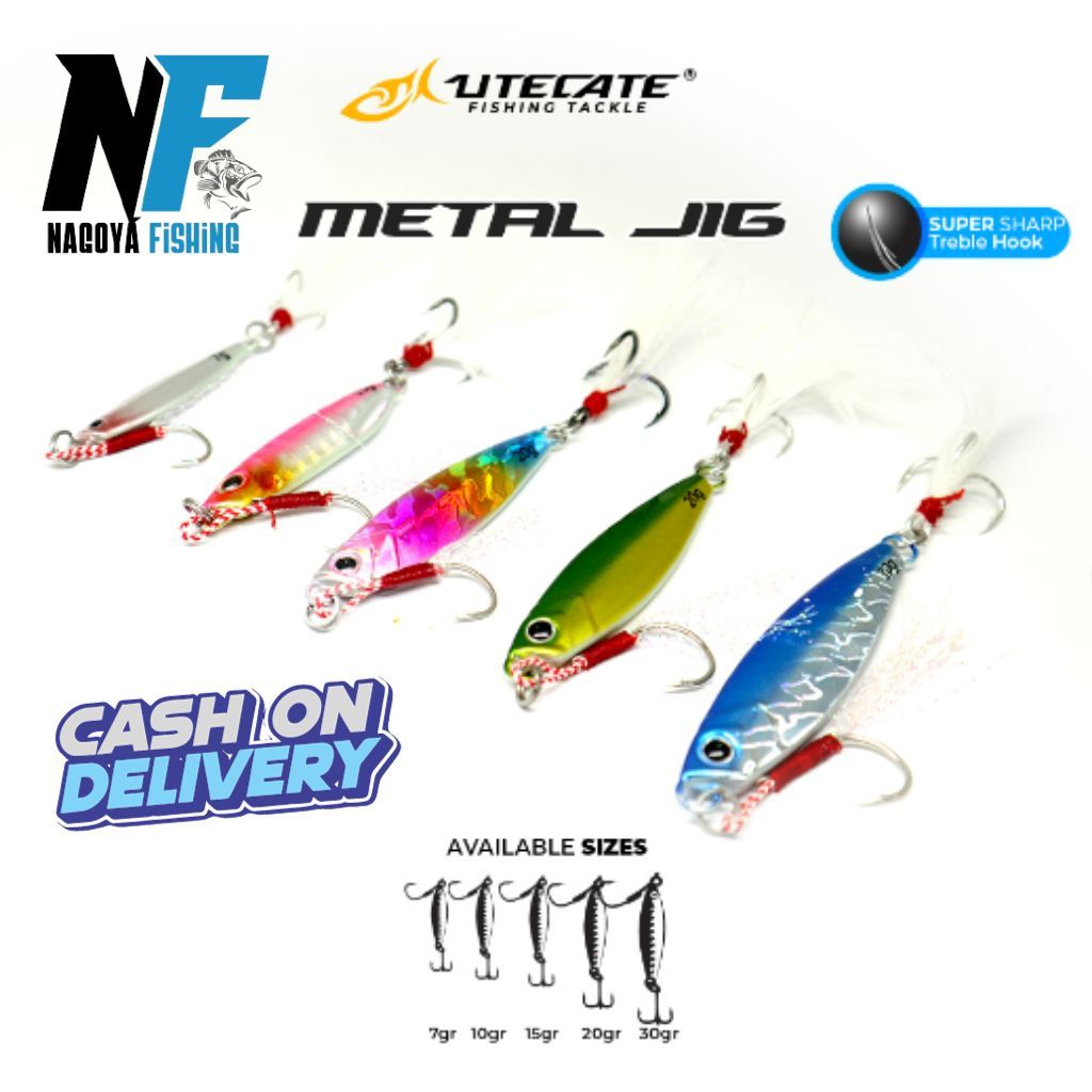 Jual Metal jig Micro jig Utecate 10,15,20 gram GID | Shopee Indonesia