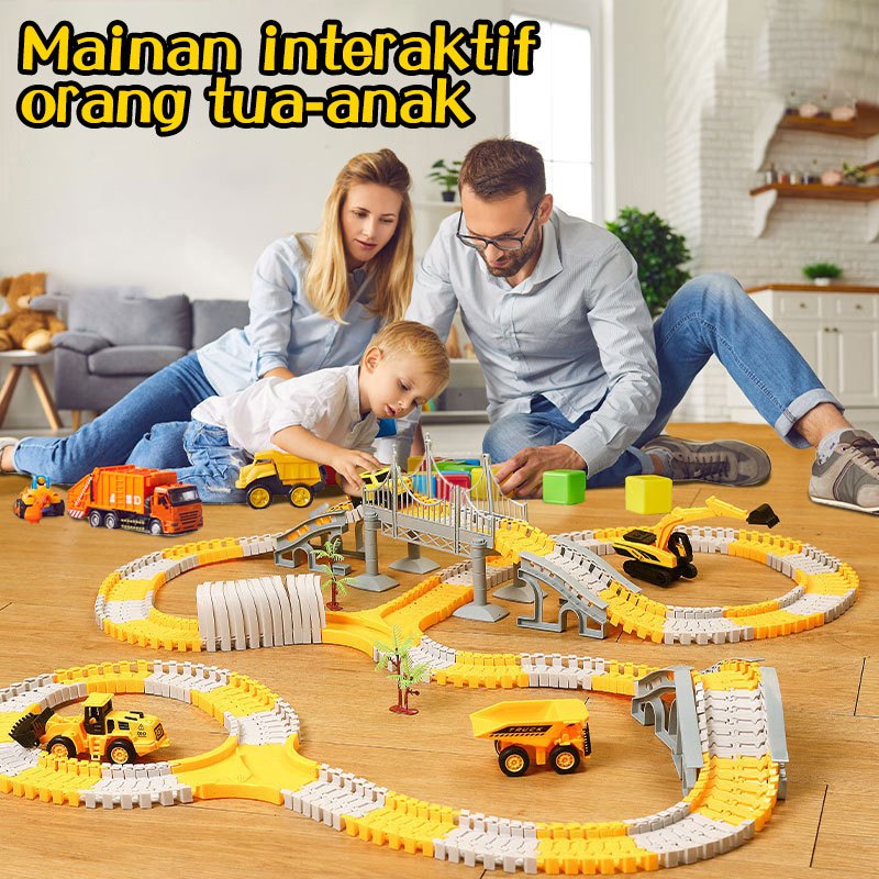 Jual Kereta api listrik Mainan interaksi orang tua-anak Kereta api ...