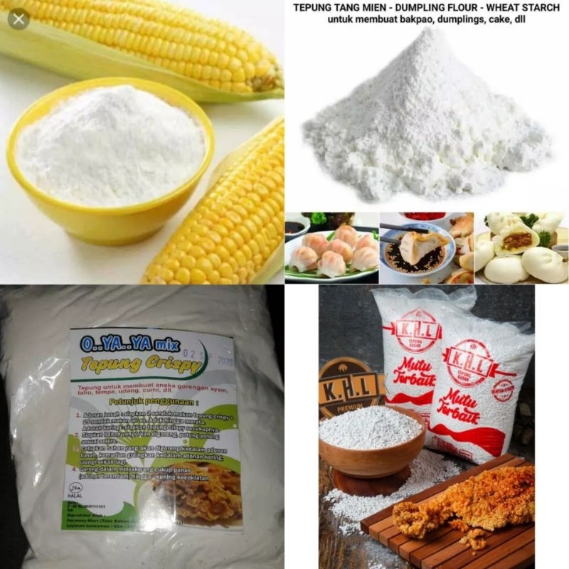 Jual 1 kg kilo Aneka Tepung ayam goreng kentucky tapioka kasar khl ...