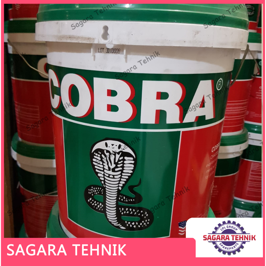 Jual Grease Cobra 15 Kg Gemuk Cobra 15 Kg 1 Pail | Shopee Indonesia