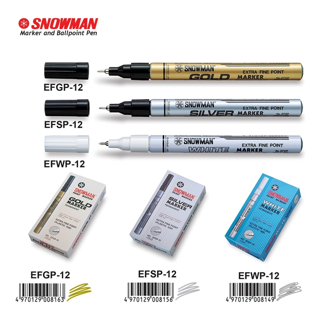 Jual Paint Marker Spidol Cat Permanent Snowman Extra Fine | Shopee ...