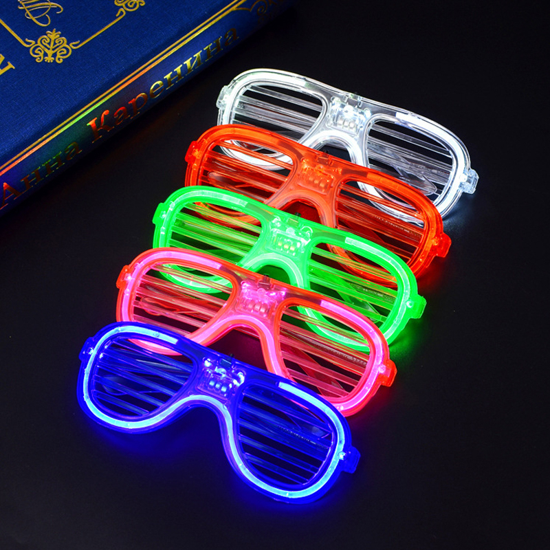 Jual LED Glasses Glow Party Lights Night Glow Party Colorful Glasses ...