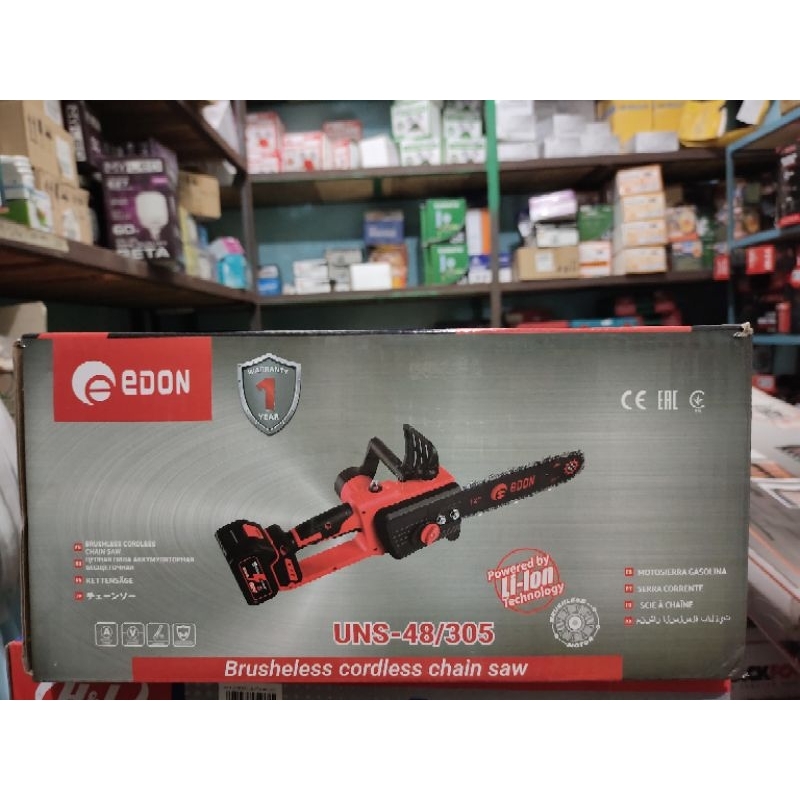 Jual Mesin Chainsaw 22in EDON 2 tak mesin senso gergaji potong kayu ...