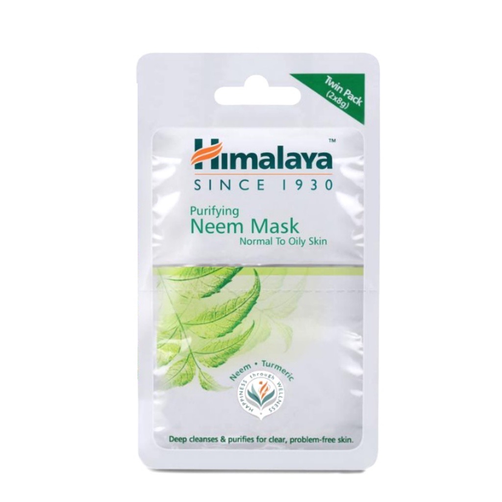 Jual HIMALAYA Purifying Neem Face Mask 100ml | 50ml | 2x8ml - Masker ...