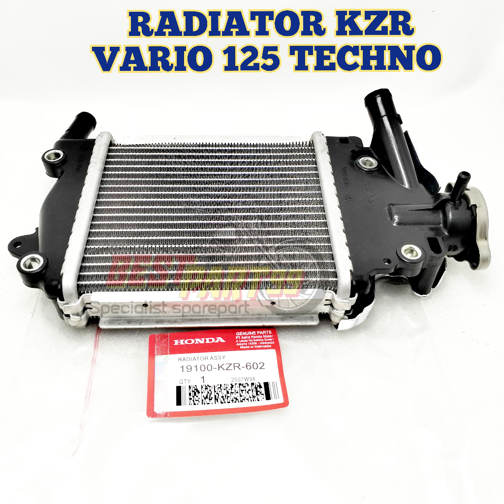 Jual RADIATOR HONDA KZR VARIO 125 TECHNO ASSY COOLANT KUALITAS ORIGINAL ...
