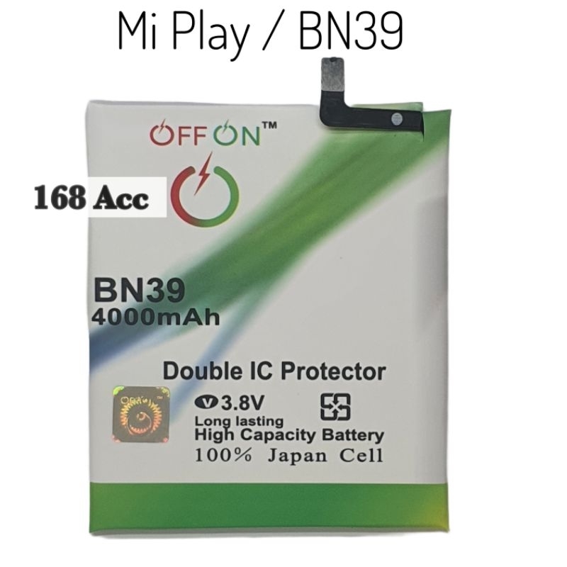Jual Baterai Batre Doblepower Offon Xiaomi Mi Play BN39 Original ...