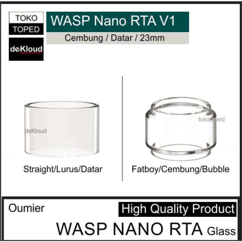 Jual WASP NANO RTA Replacement Glass | tabung kaca tube tank | Shopee ...