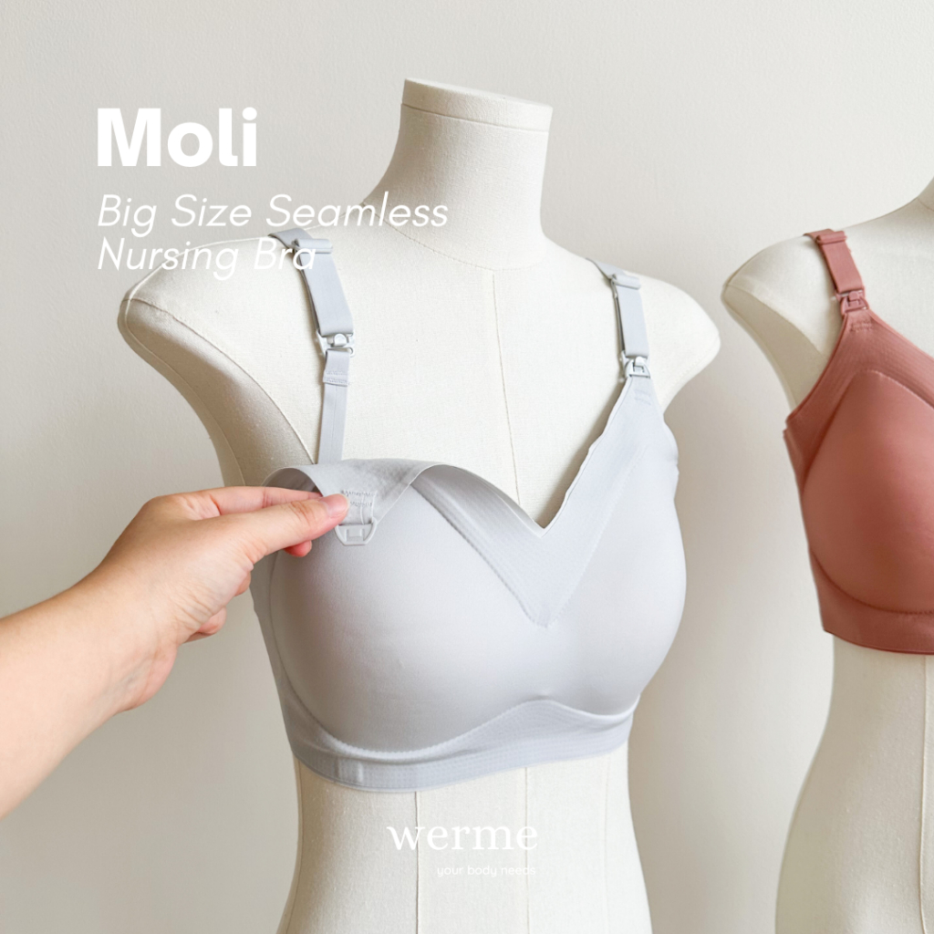 Jual MOLI BIG SIZE SEAMLESS NURSING BRA/ BH MENYUSUI BIG SIZE/ BRA ...