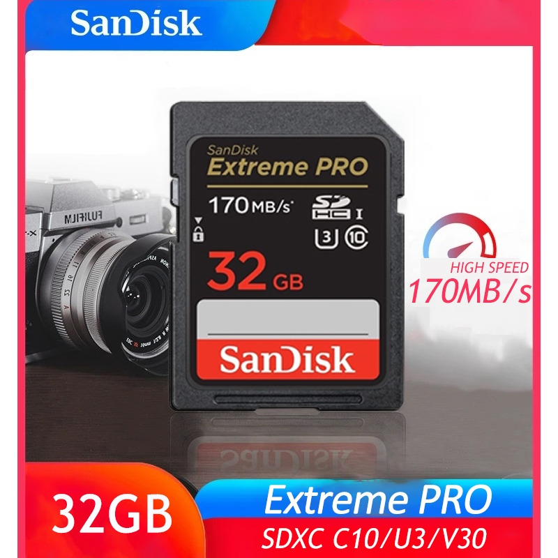 Jual Camera SD Card Extreme Pro SDXC UHS-I SD Card 4K UHD VIDEO Memori ...