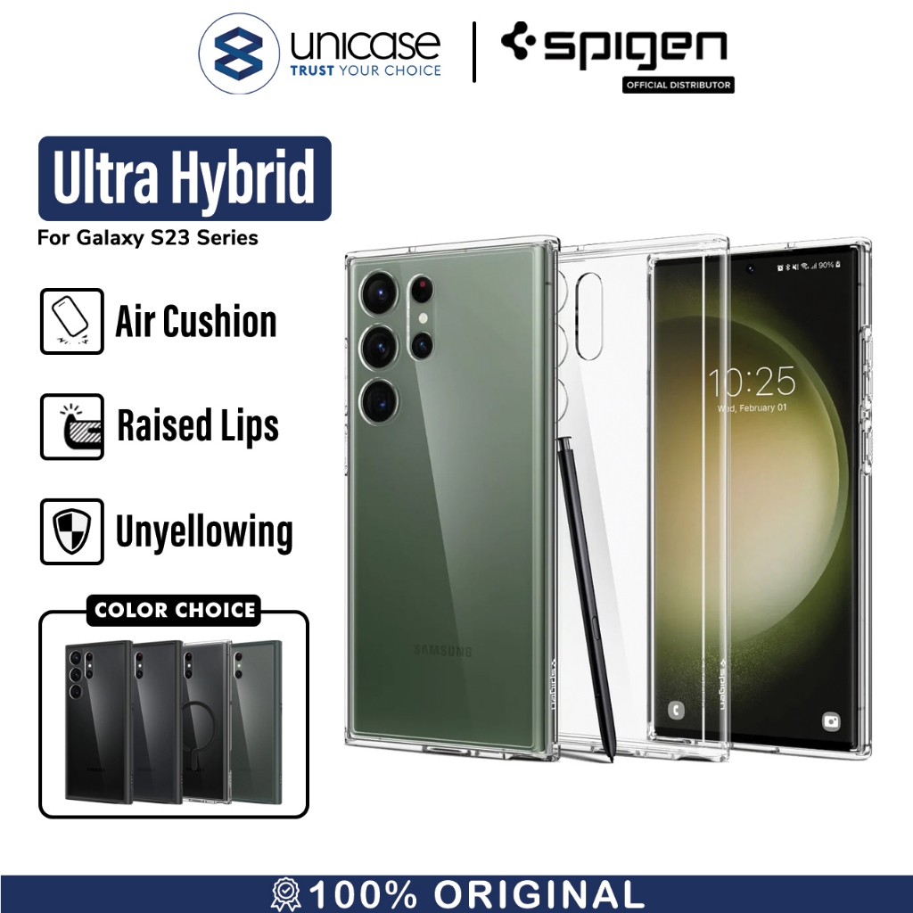 Jual Case Samsung Galaxy S23 Ultra Plus Spigen Ultra Hybrid Clear Casing | Shopee Indonesia