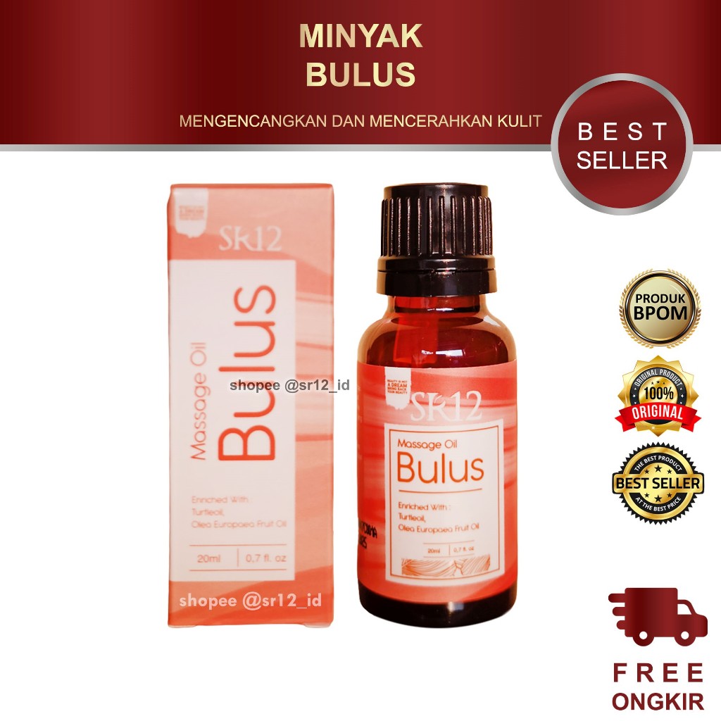Jual MINYAK BULUS SR12 / MINYAK BULUS WANGI ASLI BPOM / UNTUK SELULIT ...