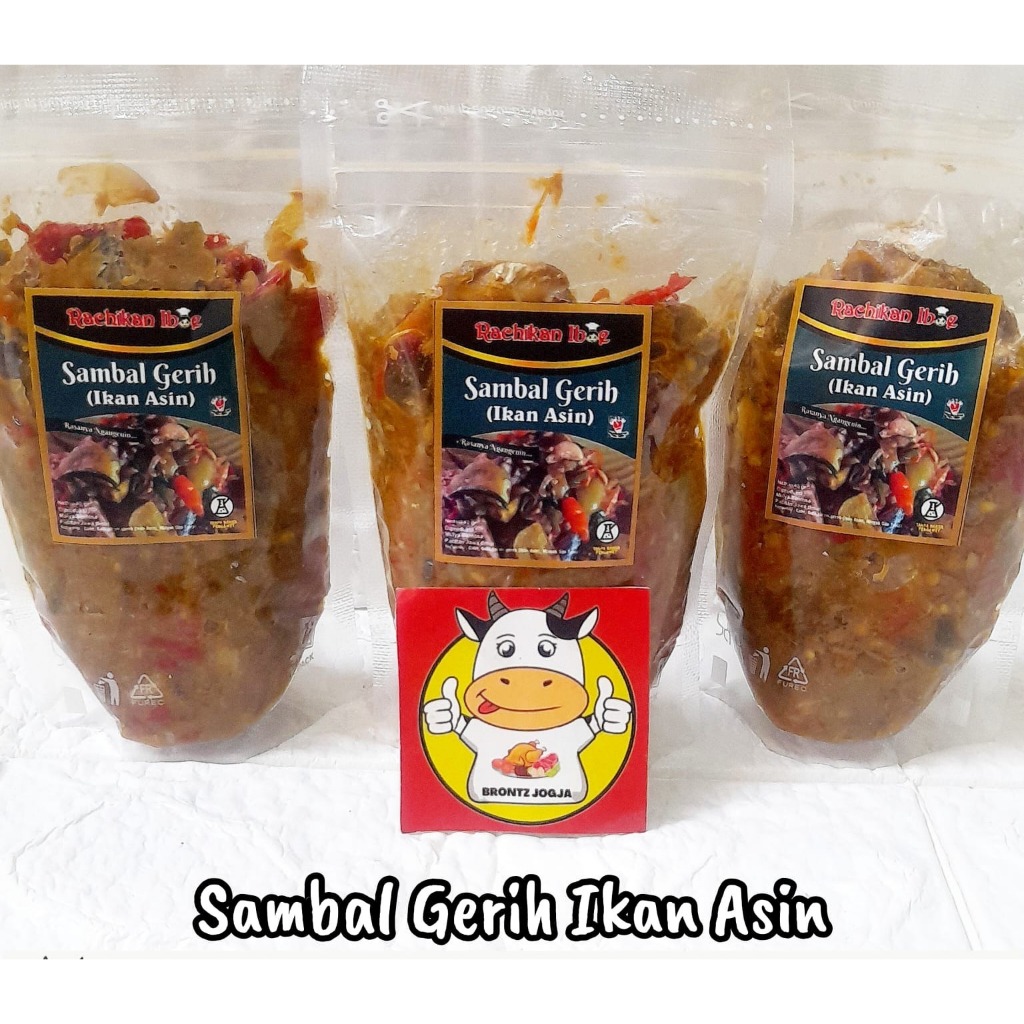 Jual FROZEN FOOD SAMBAL IKAN ASIN / SAMBAL GERIH 140GRAM - DISASS JOGJA ...