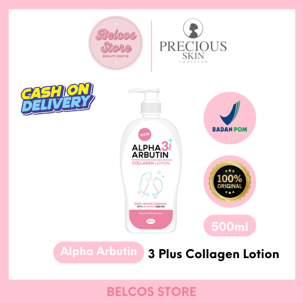Jual Precious Skin Thailand Alpha Arbutin 3 Plus Collagen Whitening Lotion , Hand Body / Lotion ...