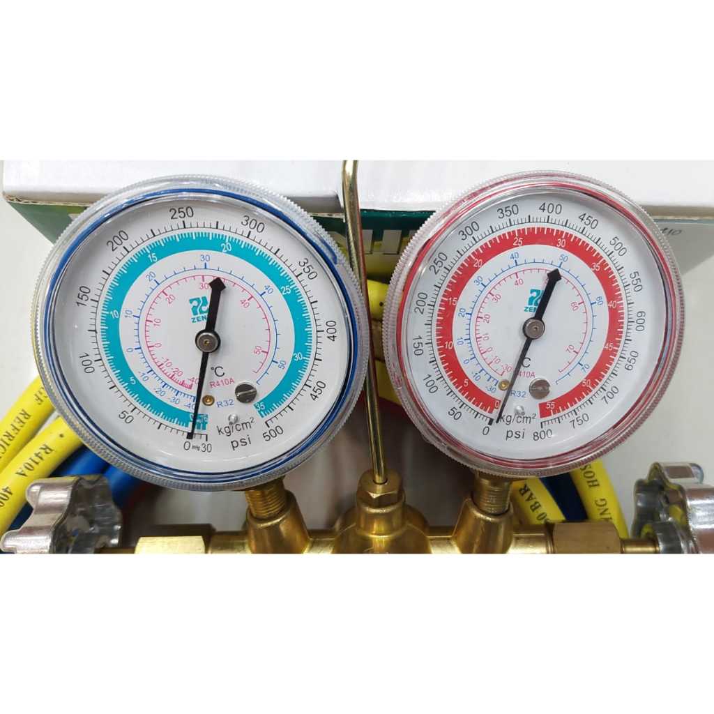 Jual Manifold analizer Ac multi merk zenit R410 R32 R22 | Shopee Indonesia
