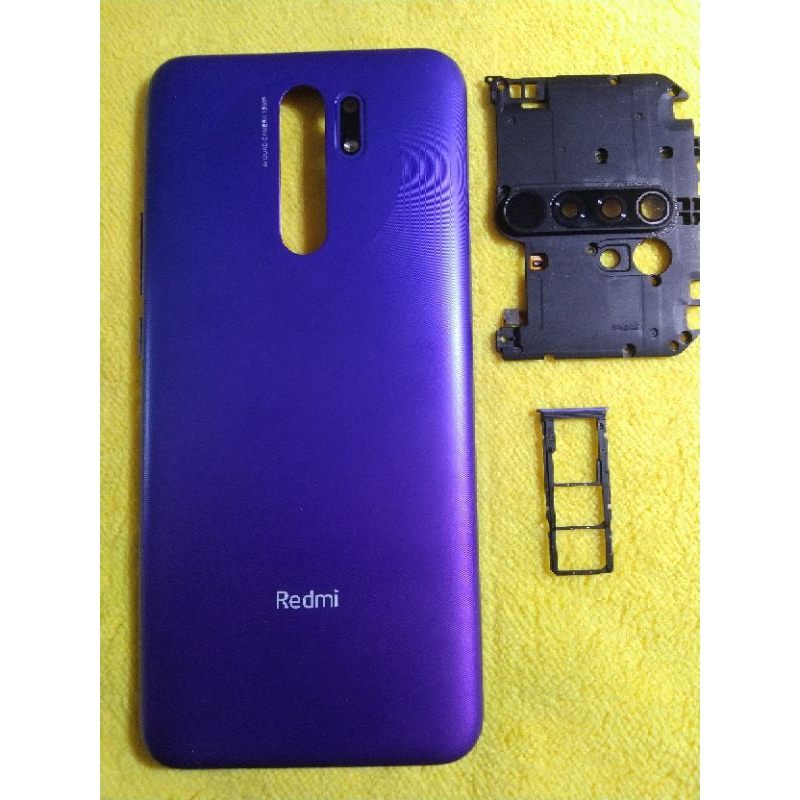 Jual Backdoor/tutup,simtray,sidik jari dan penutup mesin redmi 9 warna ...