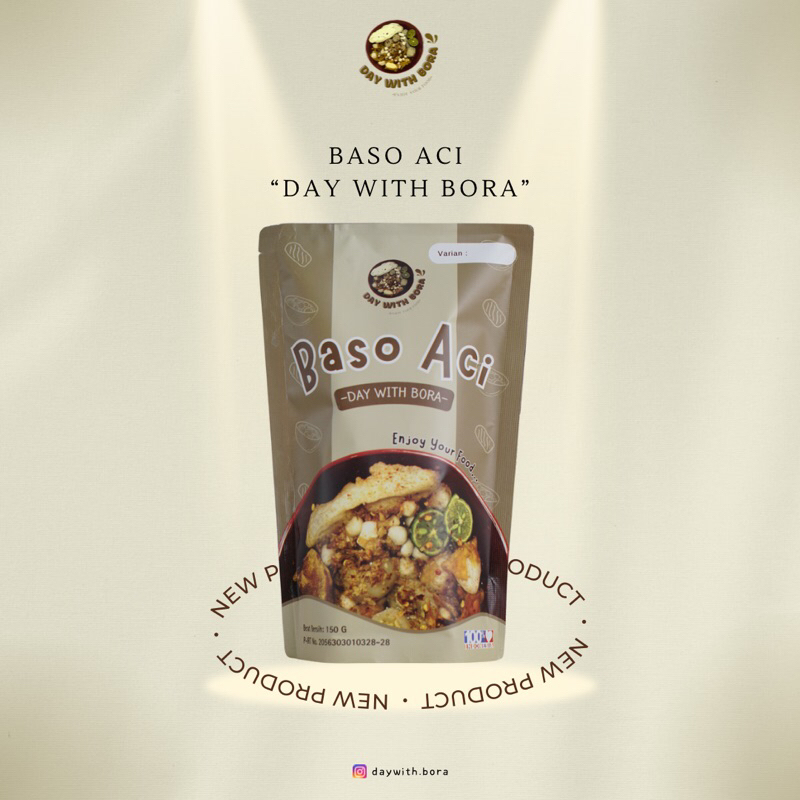 Jual [READY] Baso Aci DAY WITH BORA (Ada 7 Varian Rasa) | Shopee Indonesia