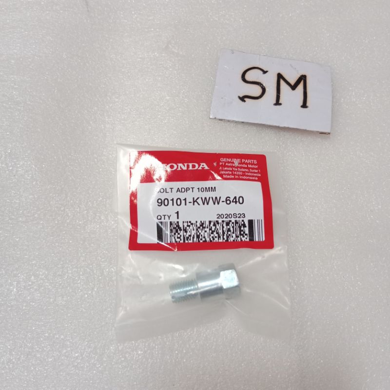 Jual Bolt Adpt 10MM Adv 150 Genio Scoopy Esp K93 90101-KWW-640 Asli ...